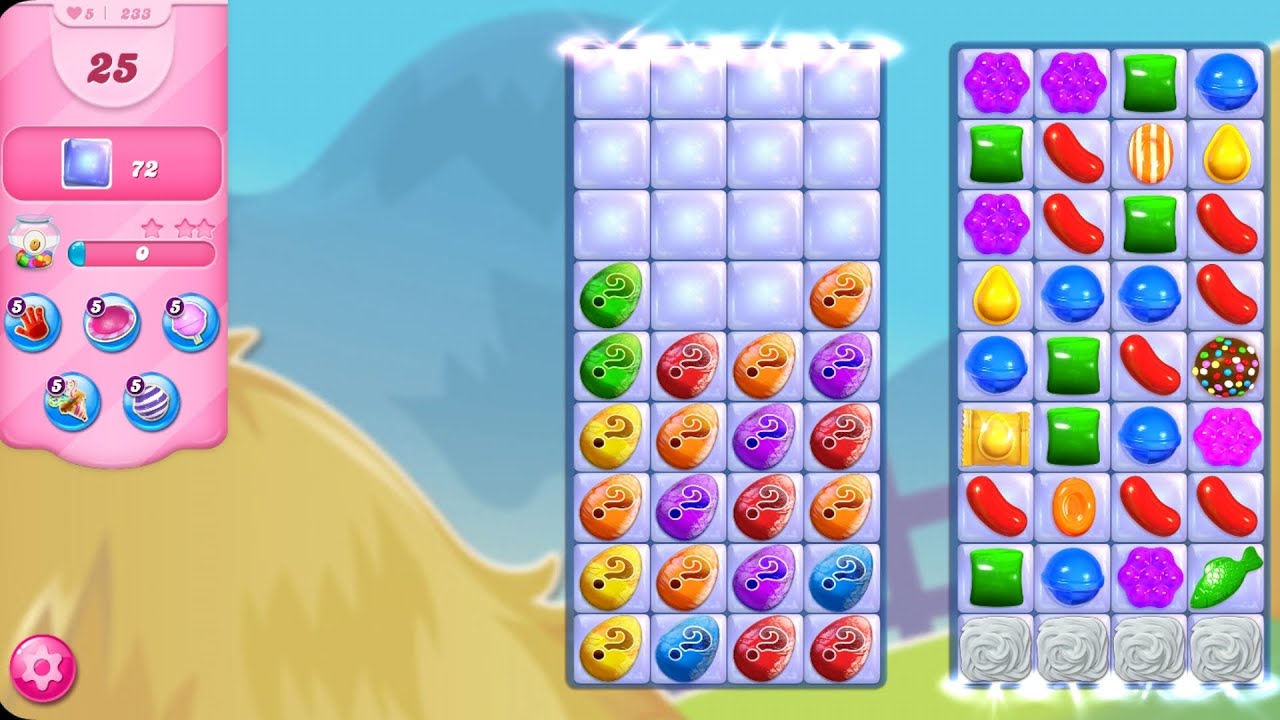 Candy crush saga level 233 - YouTube