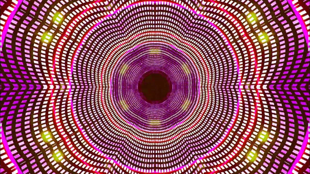 Hypnotic Purple Tunnel Animation | Abstract Visual Art Motion Graphics Background | VJ Loop ...