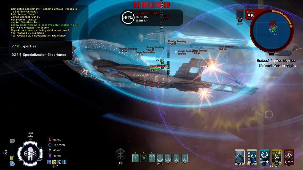 Star Trek Online Command Assault Cruiser VS Hard Patrol - YouTube