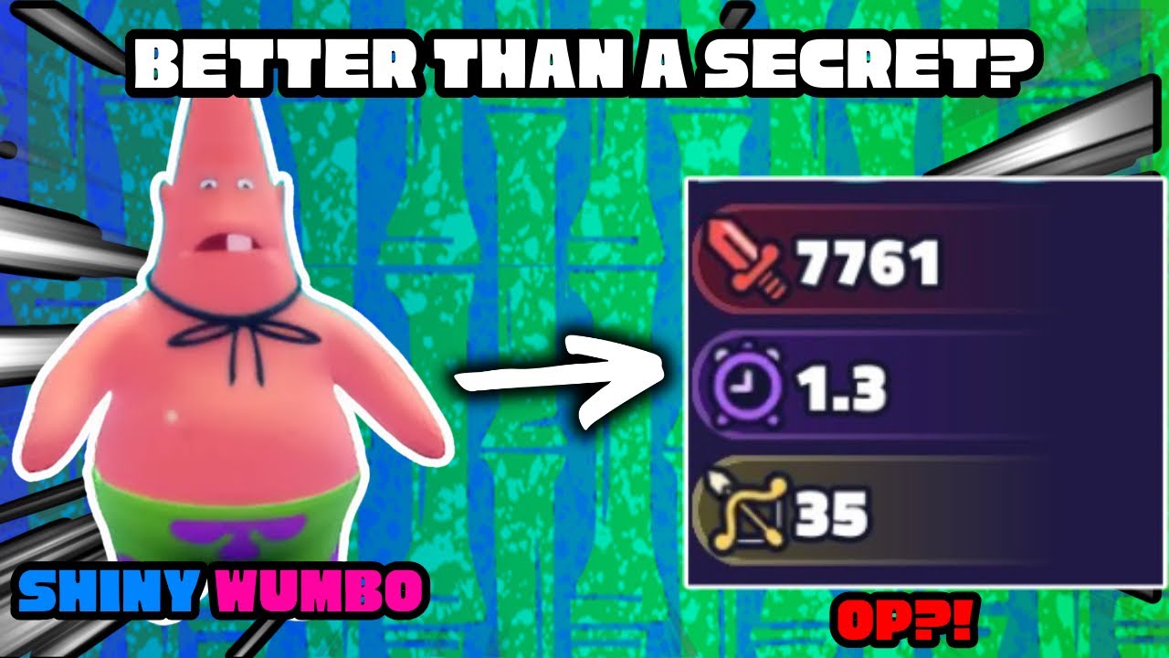 NEW SHINY WUMBO PINHEAD LARRY IS INSANE *SHOWCASE* (SpongeBob TD) - YouTube