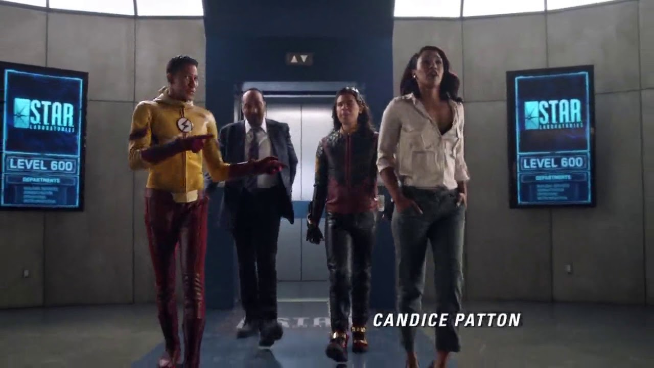 The Flash: S04E01 -"Team Kid Flash" / Iris & Joe Talk - YouTube