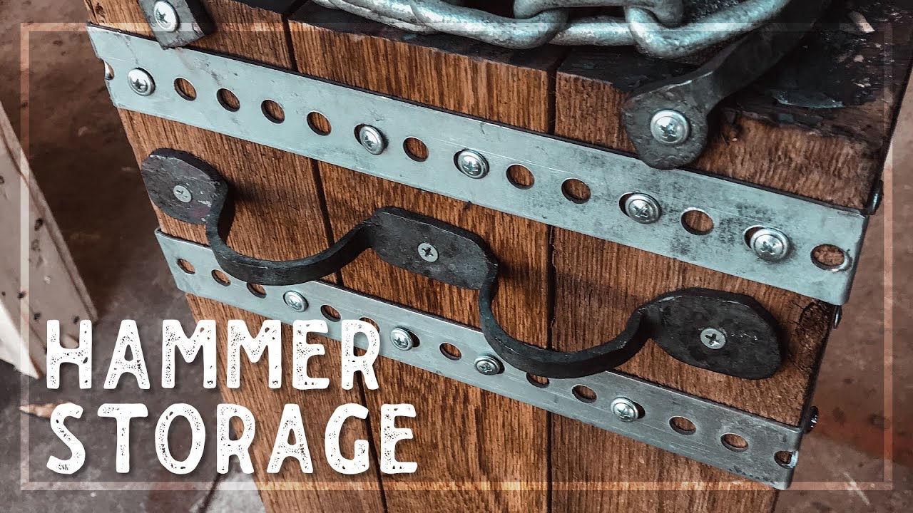 Forging Hammer Storage For An Anvil - YouTube