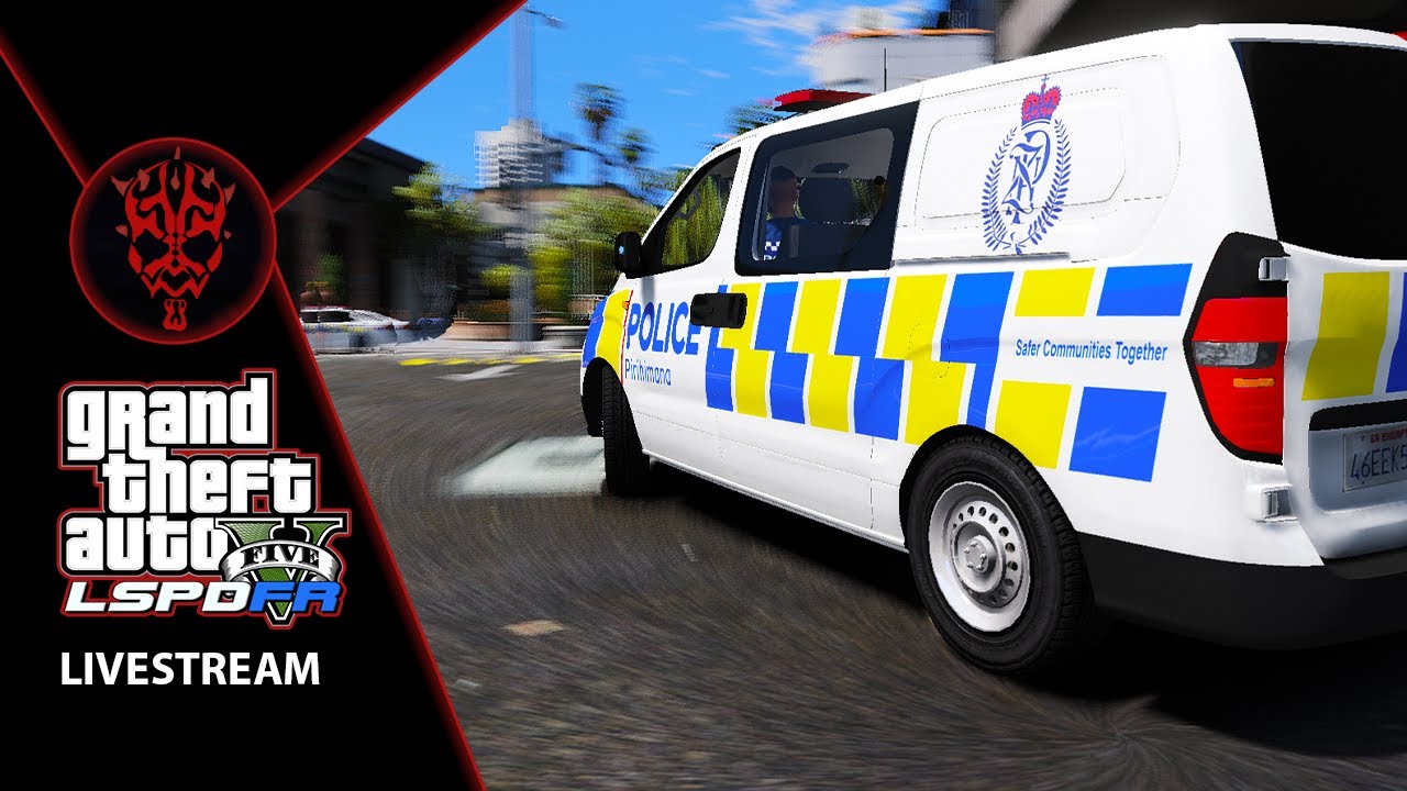 GTA 5 || LSPDFR New Zealand || Hyundai iLoad City Patrol Livestream #2 ...