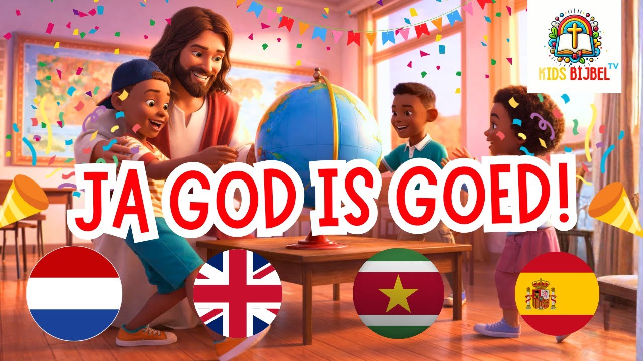 JA GOD IS GOED!🎉 | Christelijk Kinderlied In Verschillende Talen | NL ...