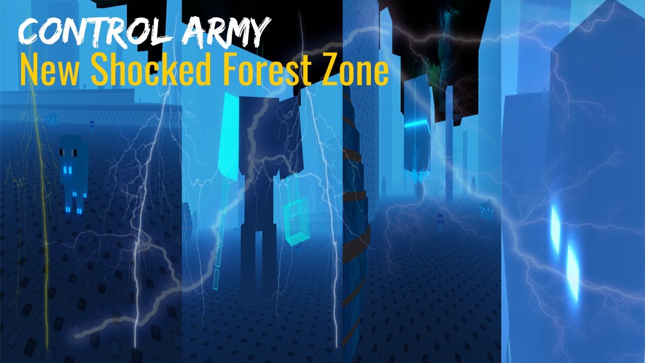 New Zone "Shocked Forest" Update | Control Army ⚡Update 17 - YouTube