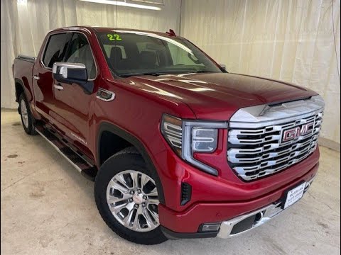 2022 Cayenne Red GMC Sierra 6 2 Litre Crew DENALI 4X4 G2899B Motor Inn ...