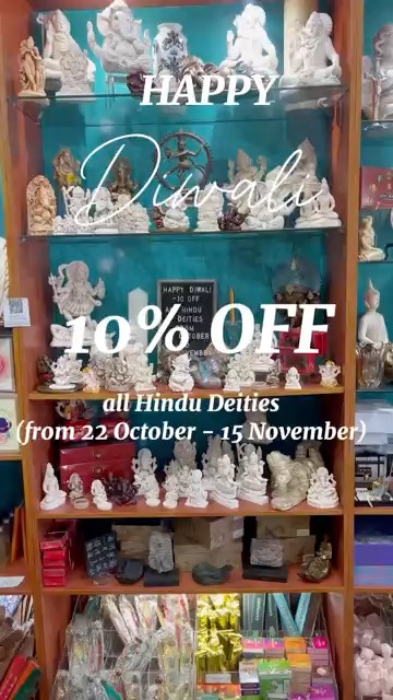 In celebration of Diwali next week, enjoy 10% off all Hindu deities ...