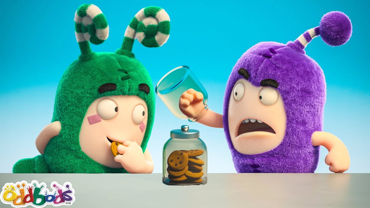 Cookie Covered Fingers | Oddbods - Food Adventures | Cartoons for Kids ...