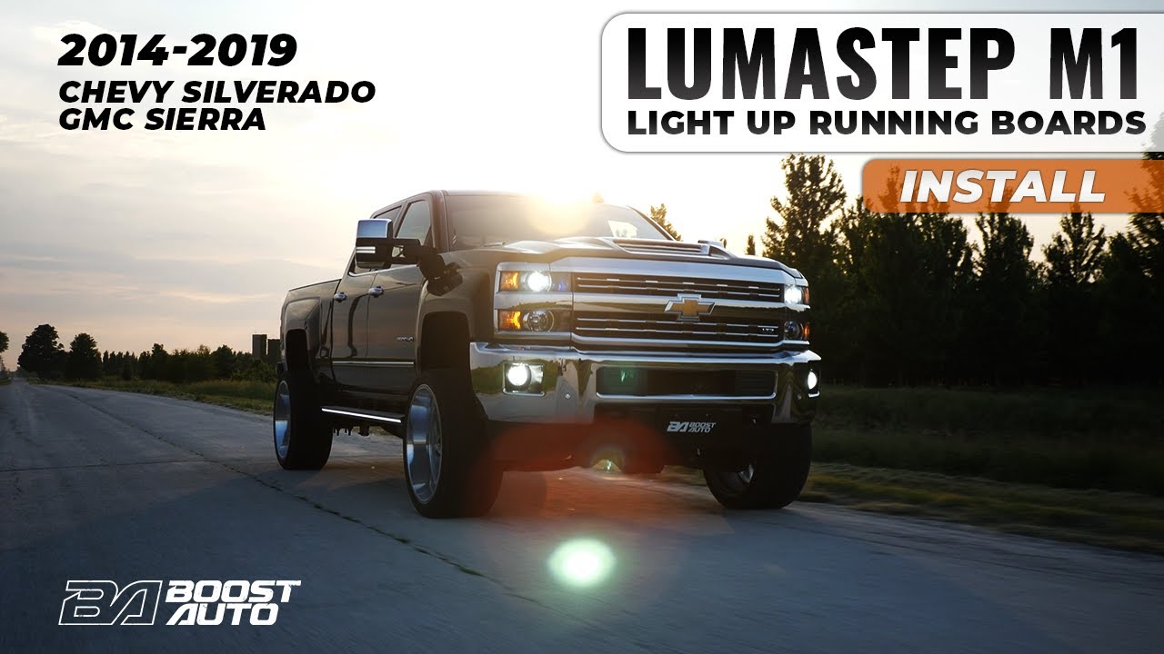 Lumastep M1 Light Up Running Board Installation Tutorial | 2014-2019 ...