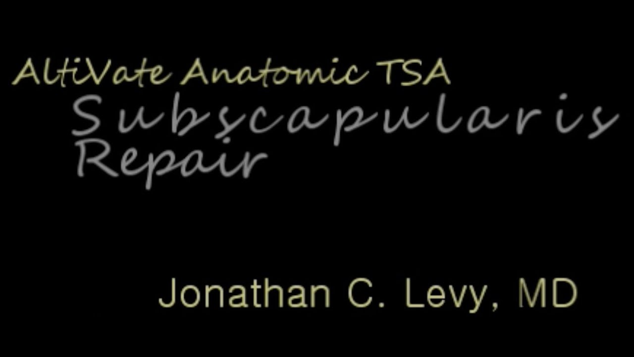 Lesser Tuberosity Osteotomy Technique Using Enovis Altivate Anatomic ...