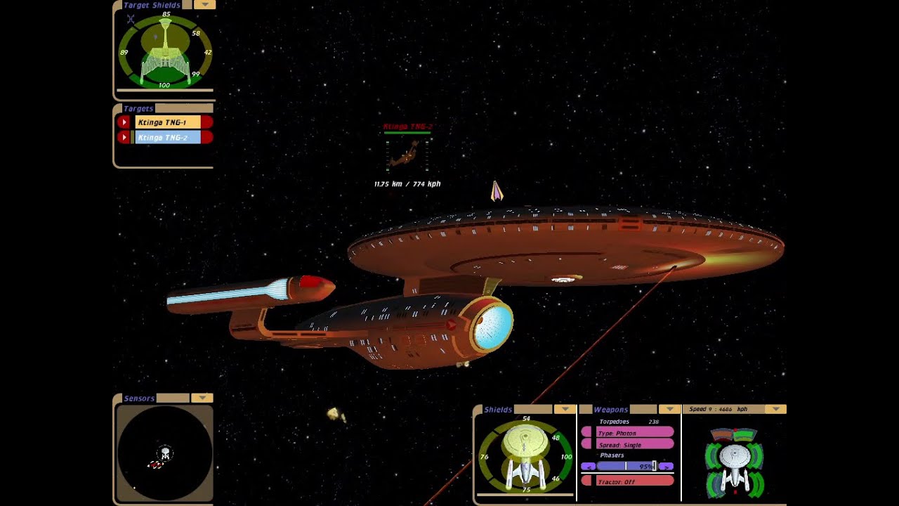 Rigel Class USS Tolstoy Test Trial | KM | Star Trek Bridge Commander ...