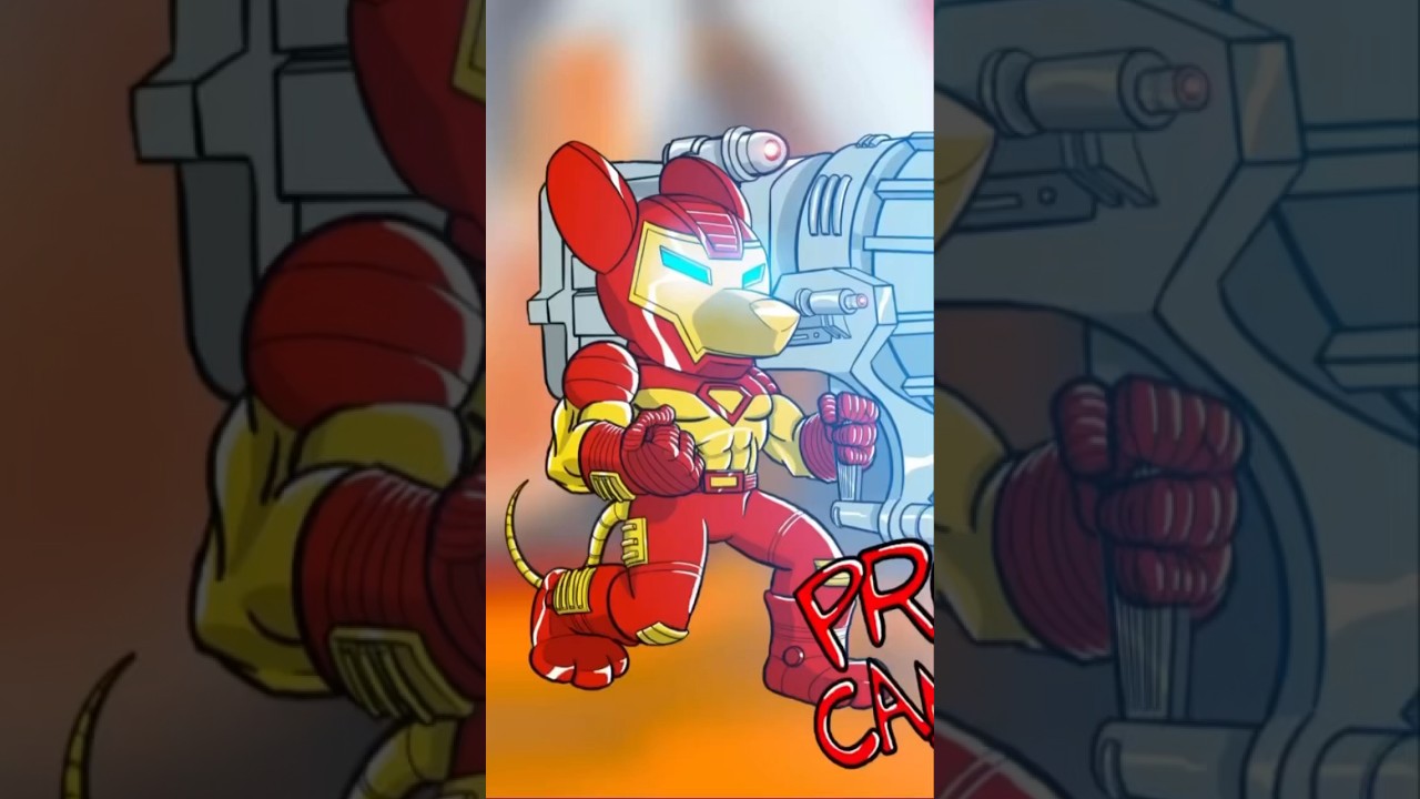 Iron-Mouse using Proton Cannon from Marvel vs. Capcom 2 #spiderham # ...