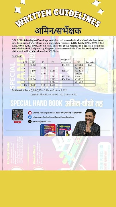 Levelling Numerical Solution #youtubeshorts - YouTube