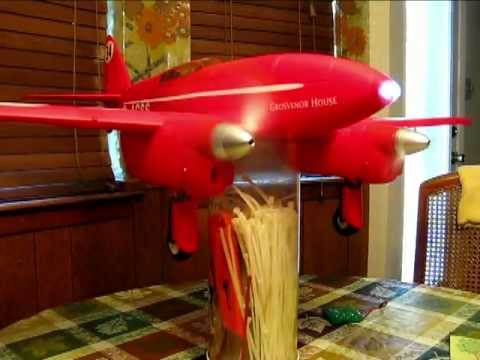 Hobby King Durafly DH-88 Retract and Taxi Test