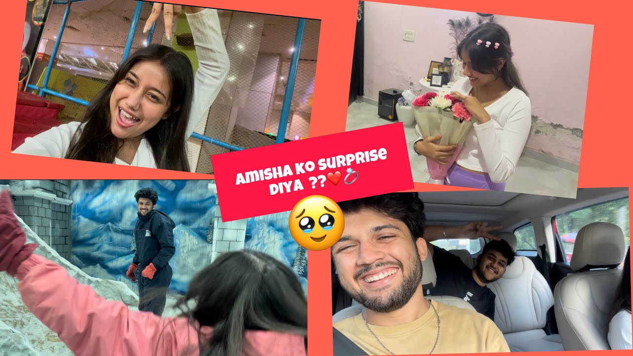 Amisha Ko Surprise Diya 💍 ️ | Vlogger Varun | - YouTube