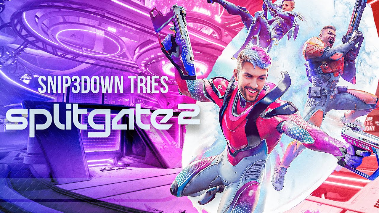 Snip3down Tries: Splitgate 2 - 46 ELIMS (Alpha Gameplay) - YouTube