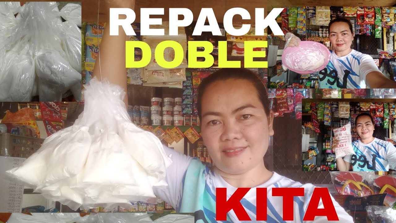 SARI-SARI STORE DISKARTE :REPACKING TIME ISANG KILONG HARINA MAGULAT KA SA LAKI NG KITA - YouTube