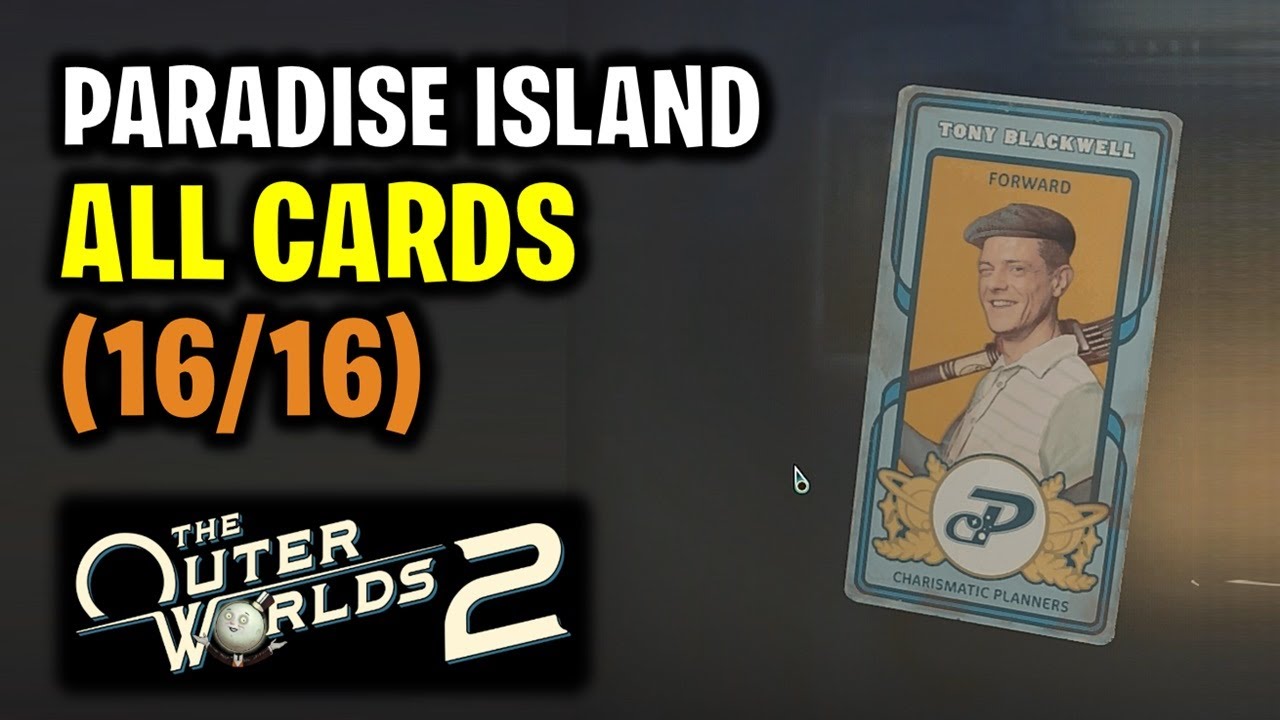 Paradise Island: All Card Locations | The Outer Worlds 2 - YouTube