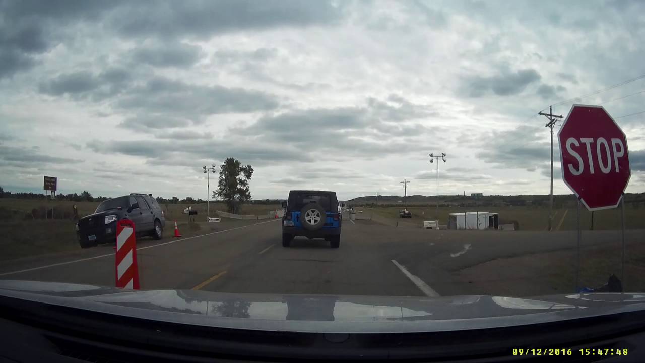 National Guard Checkpoint on Hwy 1806 South of Mandan, North Dakota ...