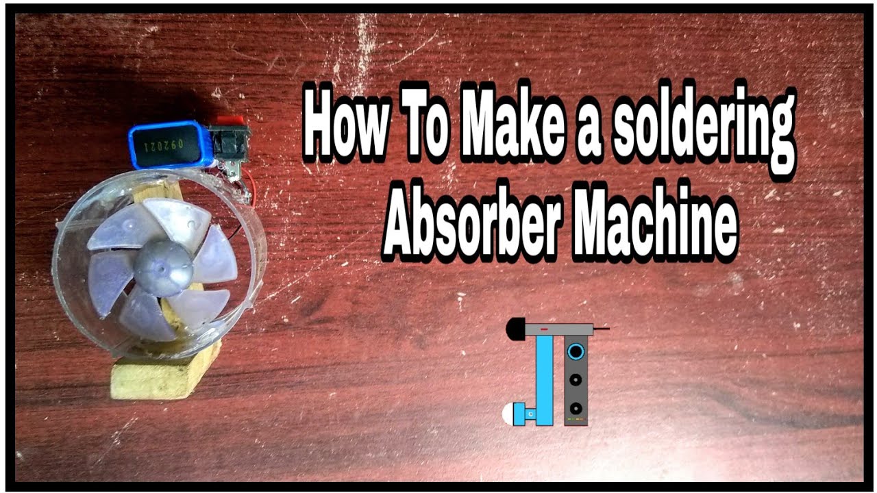 DIY smoke Absorber Machine At Home| Easy way JUSTTHERINGEKONGA - YouTube