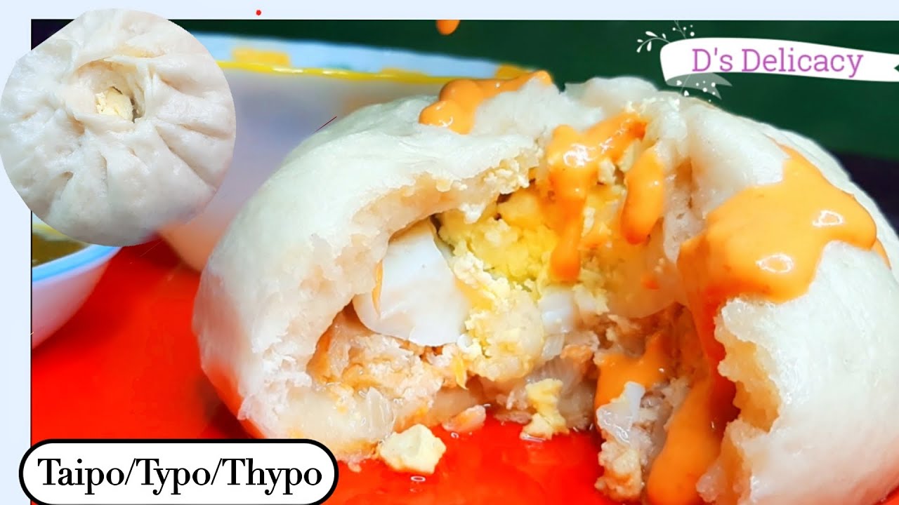 CHICKEN TYPO/TAIPO/THYPO|SOFT CHICKEN AND EGG STEAMED BUN| GIANT MOMO ...
