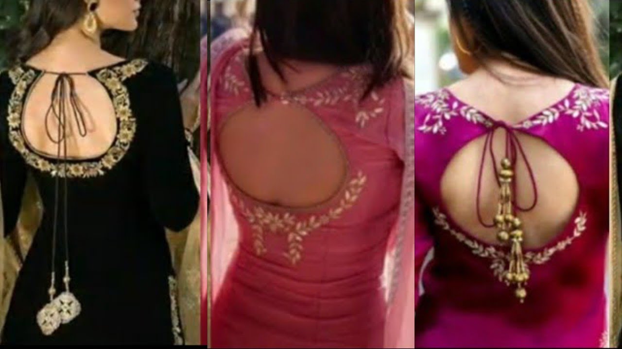 सूट बैक नैक डिज़ाइन | Stunning back neck designs | Suit ke piche ke gale ki design | बैक नैक ...