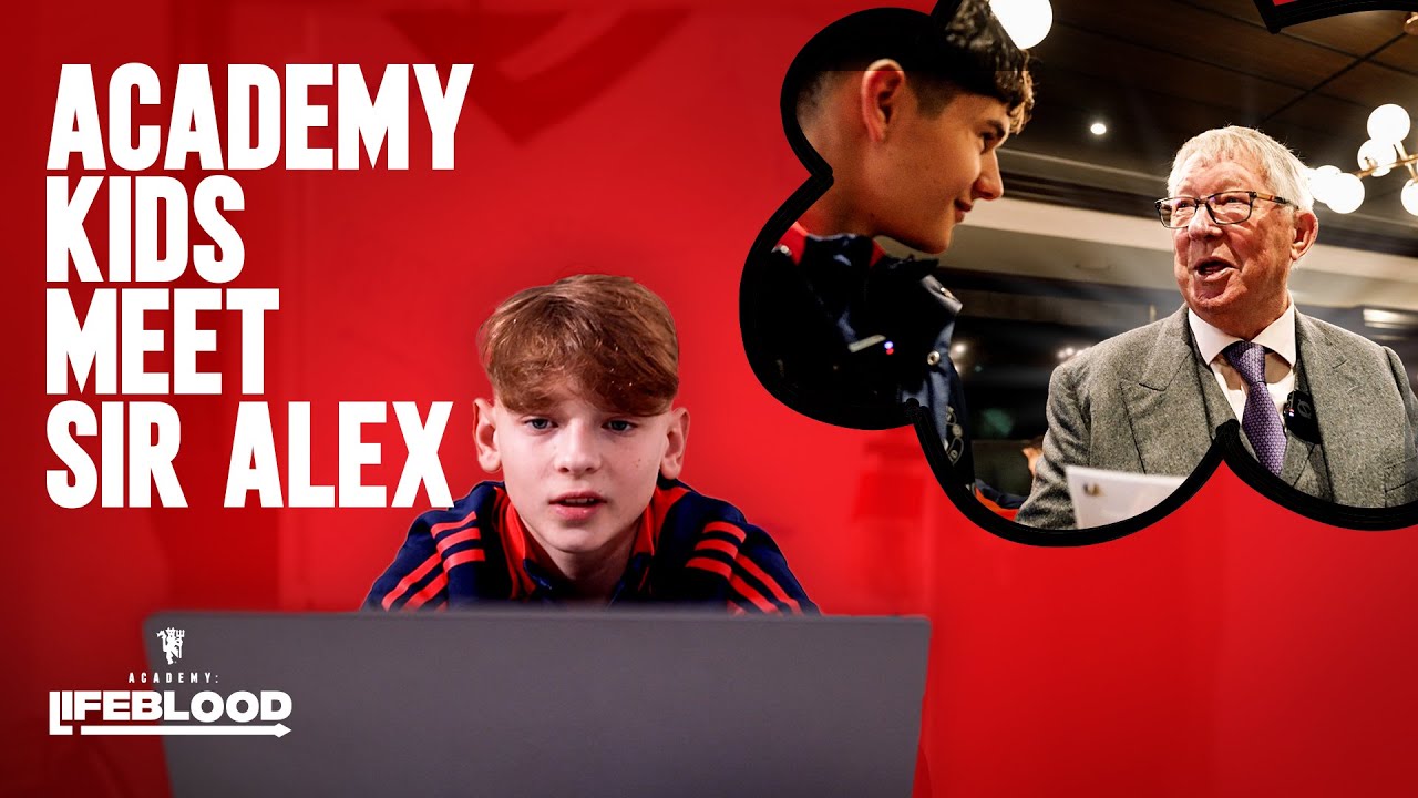 This Is So Wholesome ️ | Academy Kids Meet Sir Alex | Lifeblood Short ...