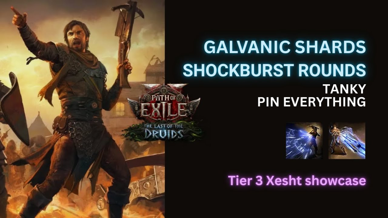 PoE2: 0.4 Tactician Galvanic Shard Pin Rage CI (T3 Xesht Showcase ...