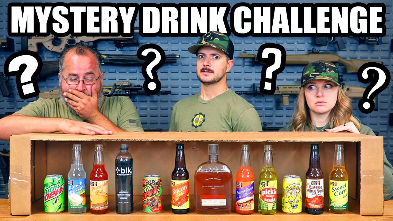 The Mystery Drink Blind Taste Test Challenge - YouTube