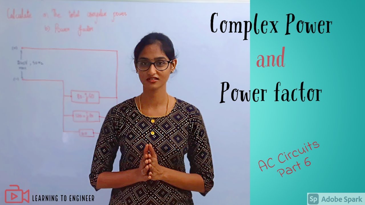 Complex power and power factor - YouTube