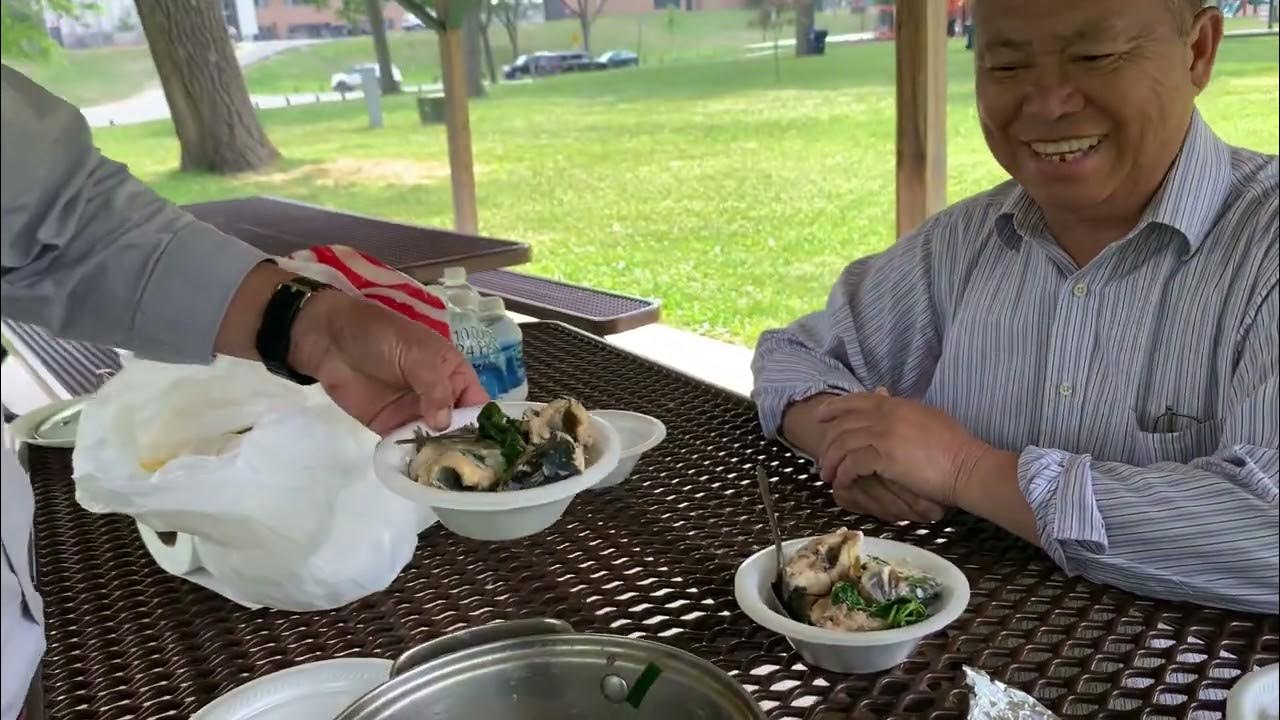 Peb pab txiv tub mus nuv ntses Trout coj los ua noj tim hav zoov 6/6/23 - YouTube