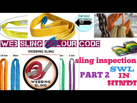 Safe Use Of Web Slings || वेब स्लिंगस को कैसे सेफ यूज़ करे Inspection ...