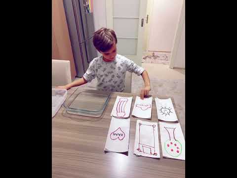 Sihirli peçete deneyi. Çok güzel oldu!