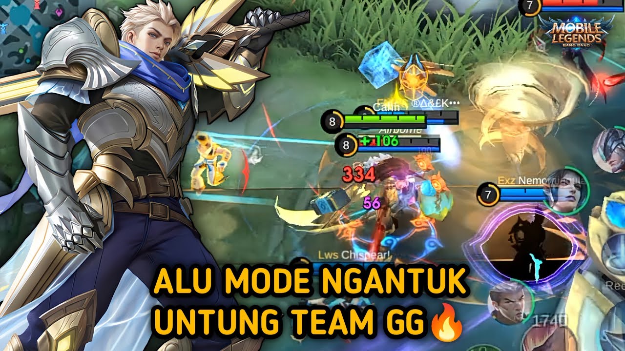 SOLO RANK | ALUCARD MODE NGANTUK UNTUNG TEAM GG 🔥 - YouTube