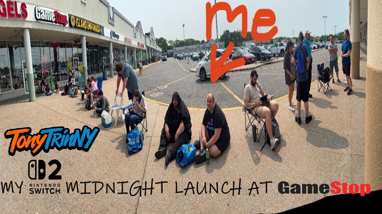 I Went To The Nintendo Switch 2 Midnight Launch At @GameStop And ...