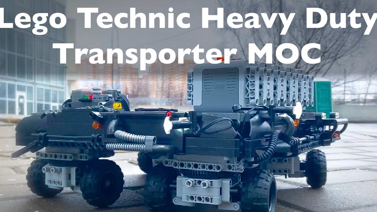 Lego Technic Heavy Duty Transporter MOC - YouTube