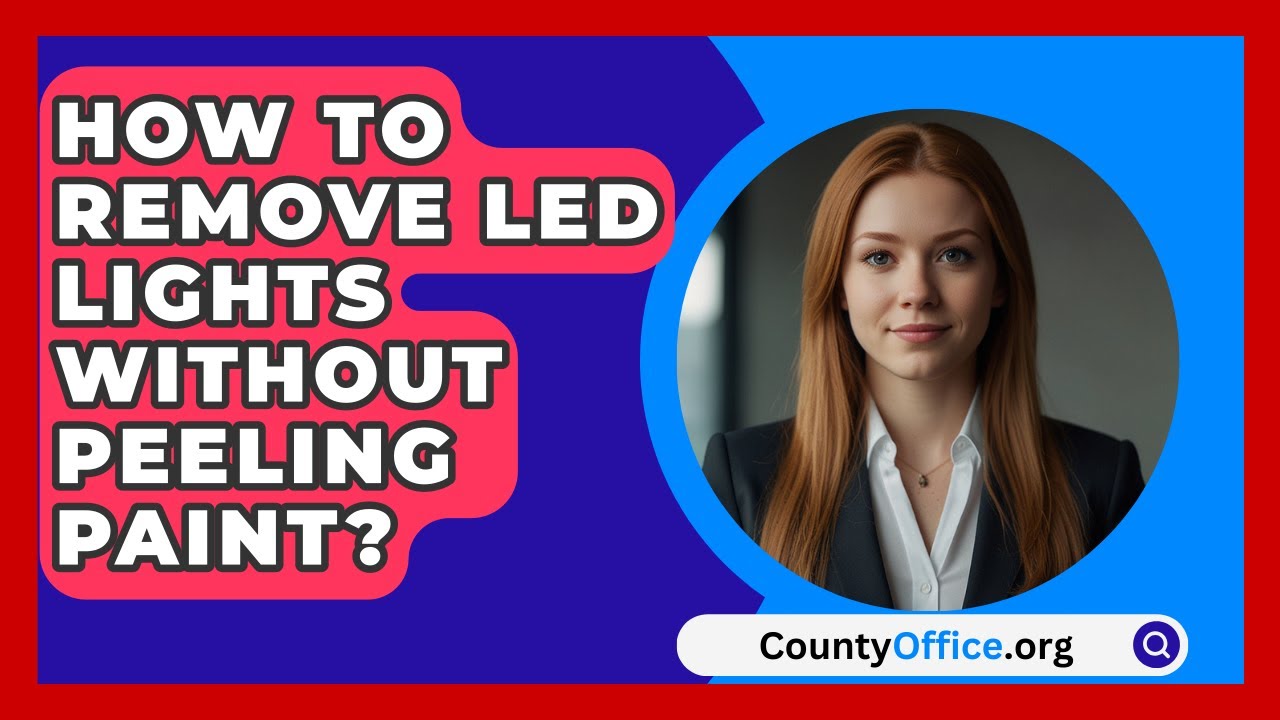 How To Remove LED Lights Without Peeling Paint? - CountyOffice.org ...
