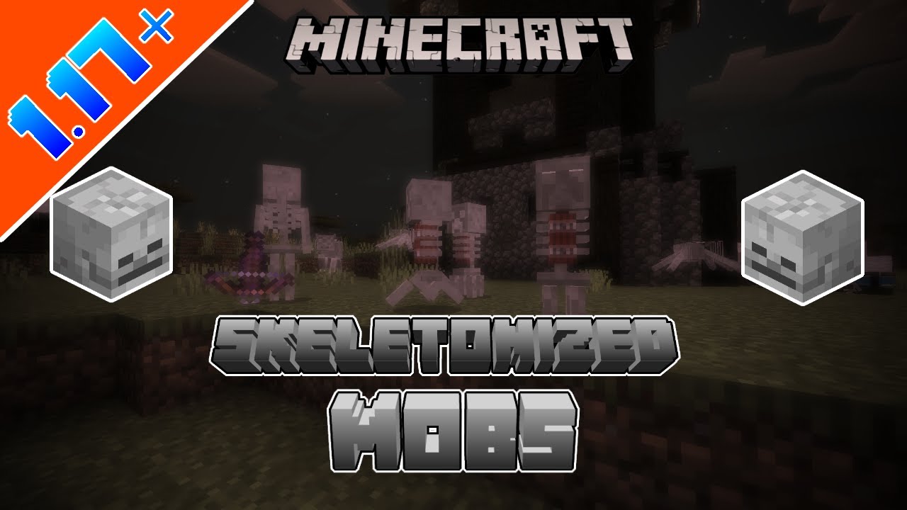 Skeletonized Mobs Minecraft Resource Pack Trailer | MCPE / MCBE | Minecraft Bedrock Edition ...
