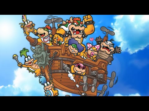 Super Mario Advance 4 - Super Mario Bros 3 - All Koopaling & Bowser ...