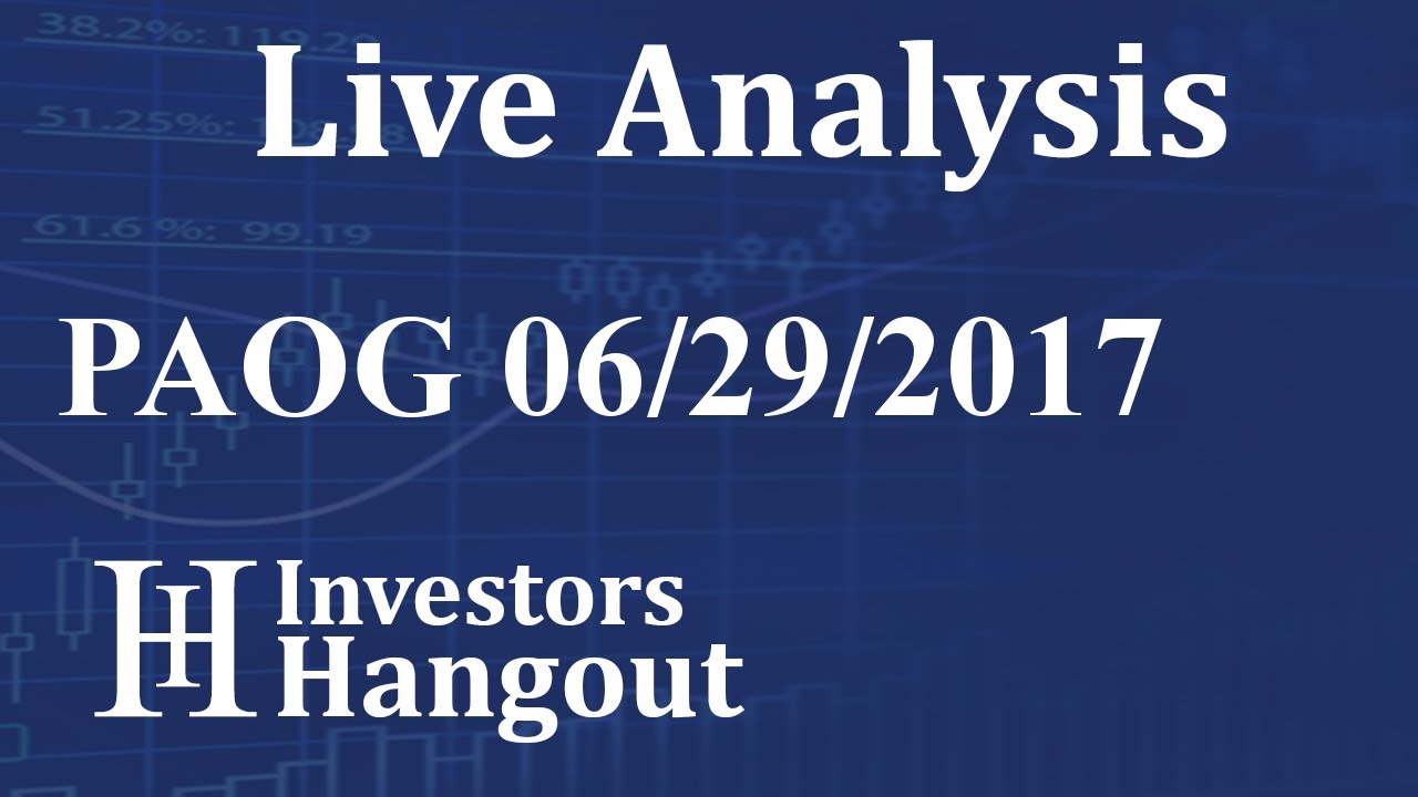 PAOG Stock Live Analysis 06-29-2017 - YouTube