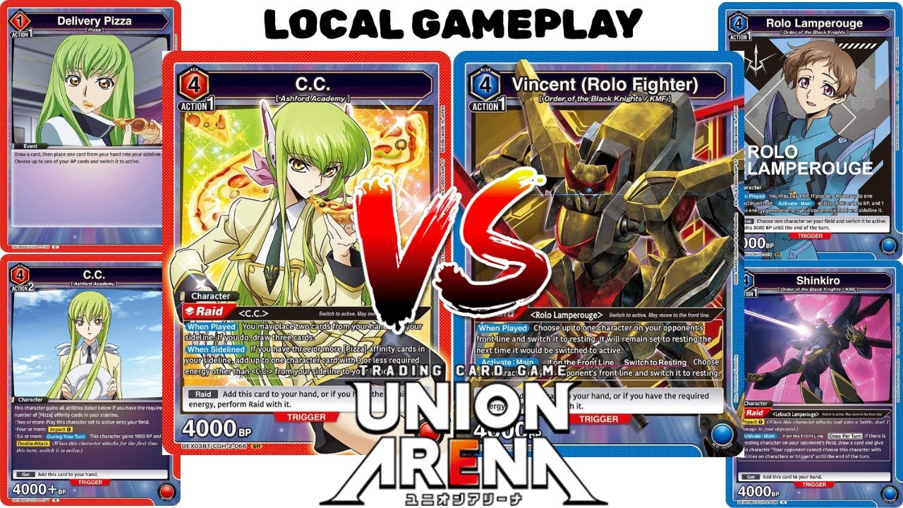 [Union Arena] Local Gameplay – Red Pizza vs Blue Rolo | Game 3 (9/25/25 ...