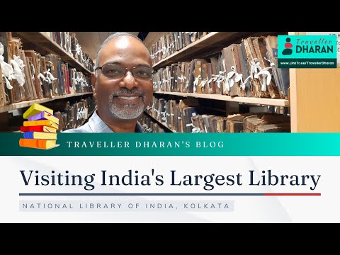 Visiting India's Largest Library | The National Library, Kolkata - YouTube