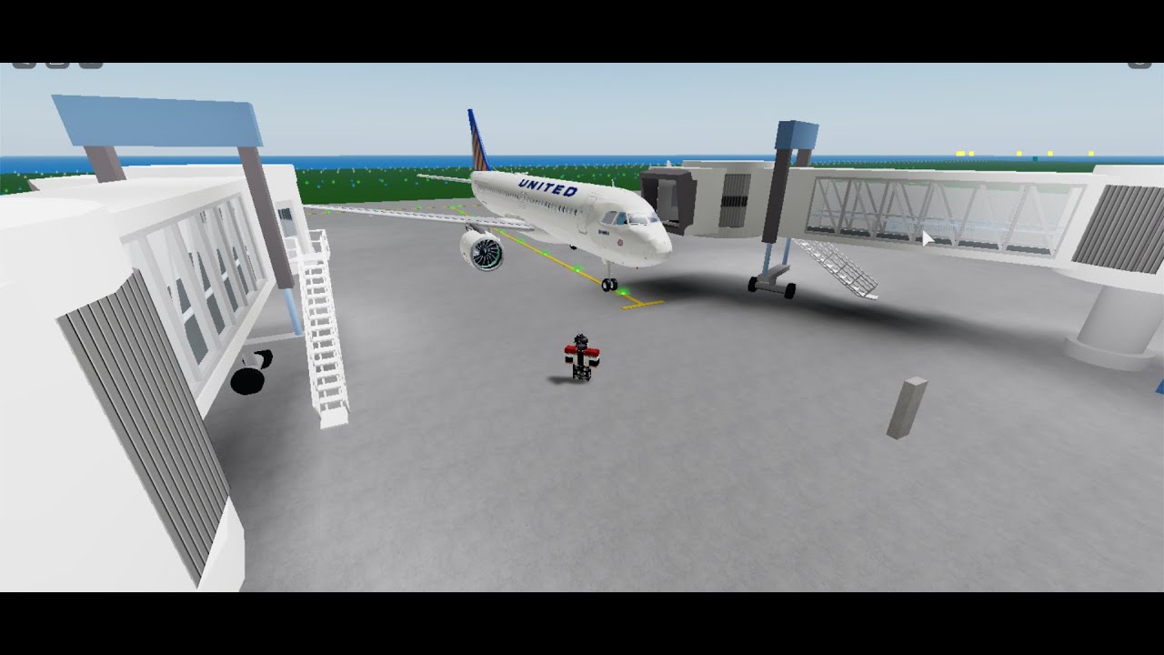 United Express Q400 | Takeoff and Landing | ROBLOX - YouTube