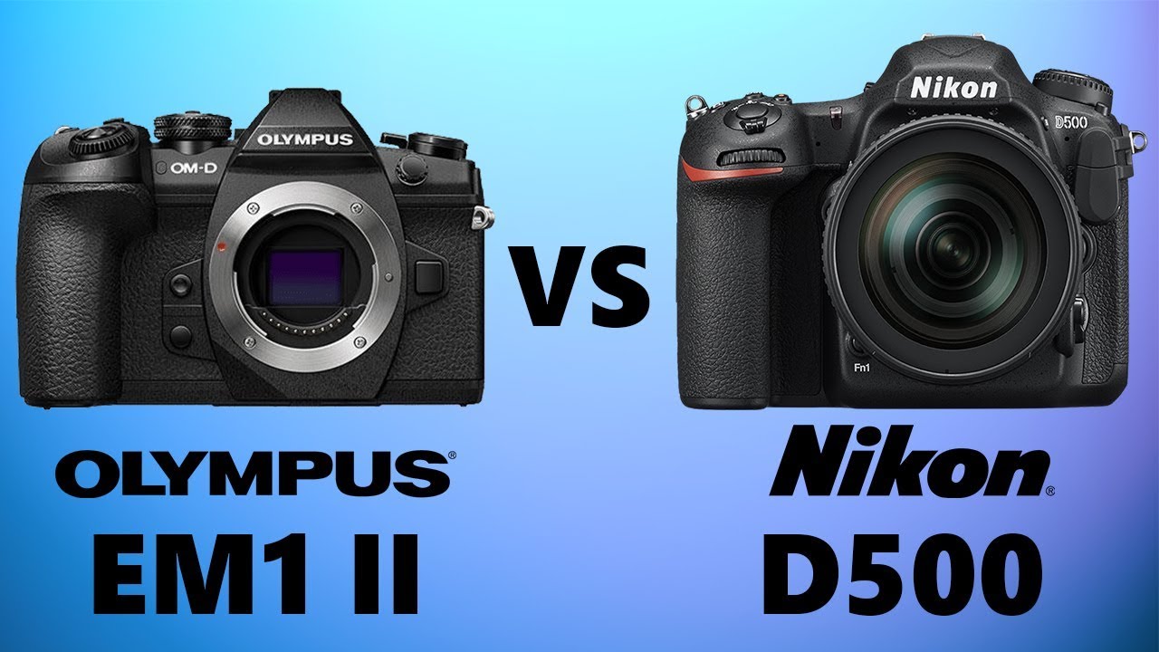 Olympus OMD EM1 Mark II vs Nikon D500 - YouTube
