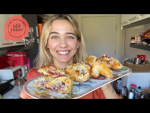 Pastırmalı Peynirli Milföy Börek Tarifi (Kolay ve Pratik) 👌🏻💯