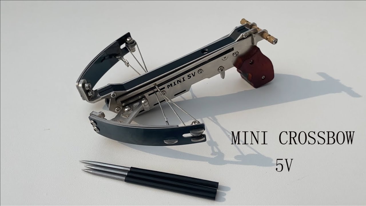 MINI CROSSBOW 5V - YouTube
