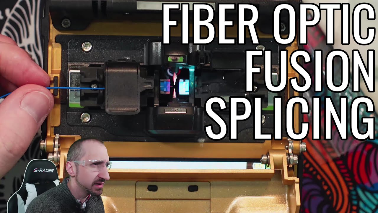 Fiber Optic Fusion Splicing - YouTube