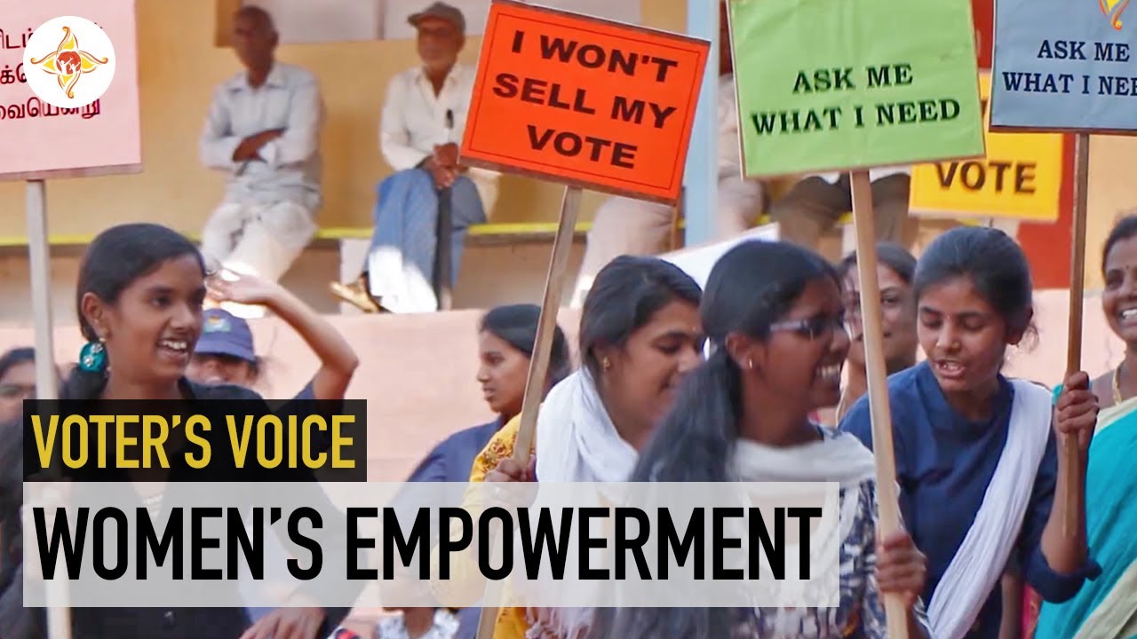 Voter's Voice - Election 2019 - I will Vote 100% - " Women's Rights ...