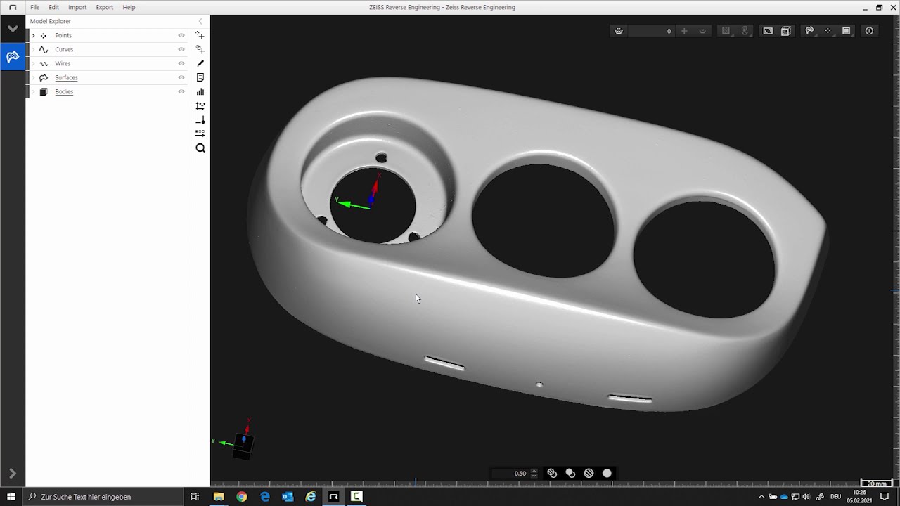 Tutorial: reverse engineering with ZEISS software - YouTube