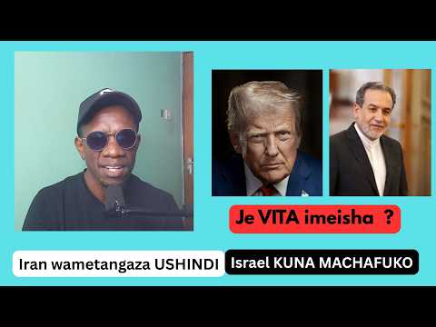 Iran wametangaza USHINDI , Israel KUNA MACHAFUKO ,